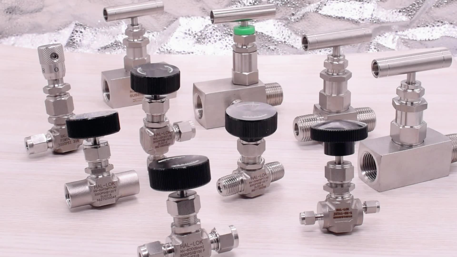 Swagelok Type 1/2" Npt Ss316 Instrument Male Female Needle Flow Control ...