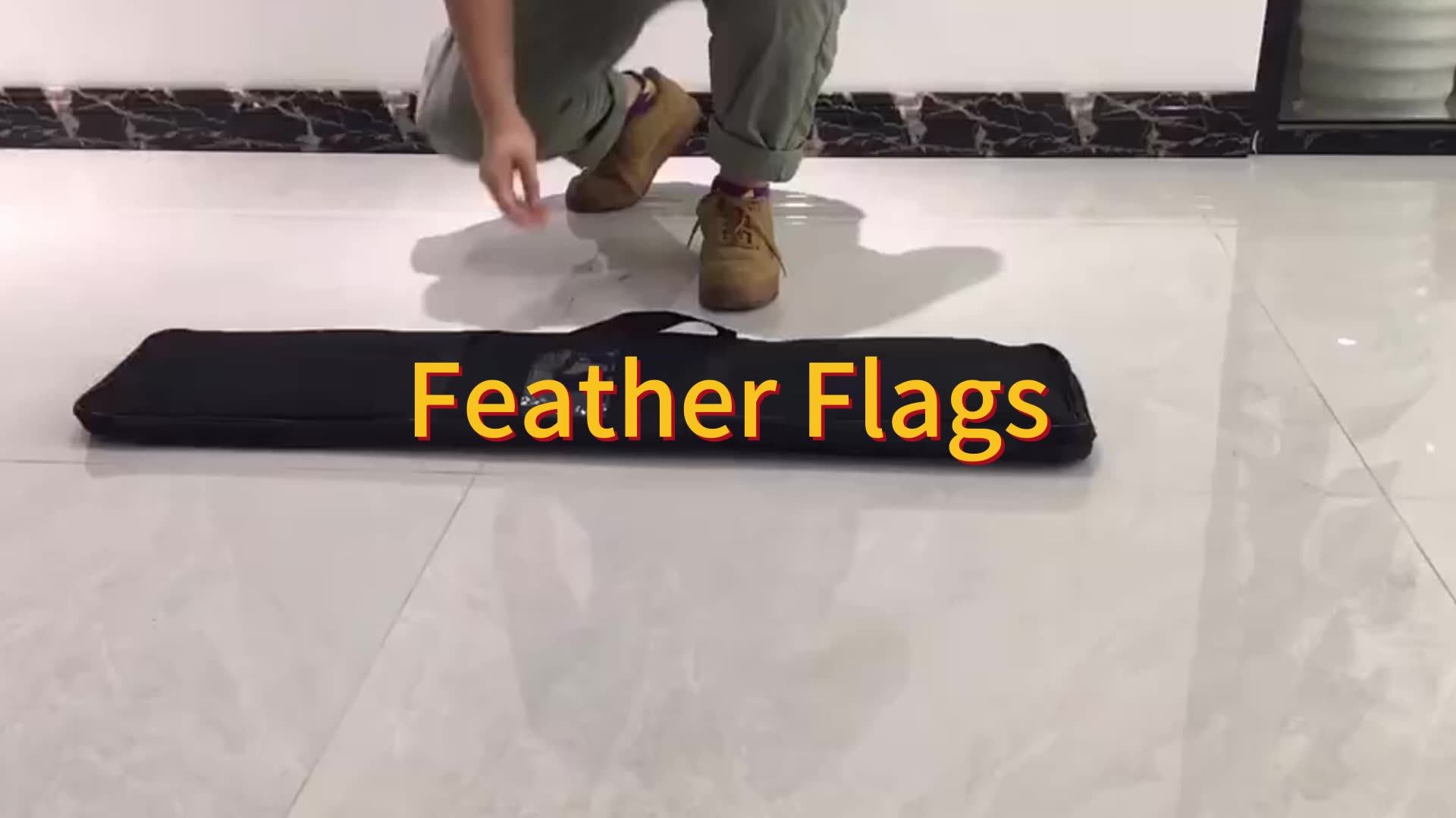 Display Flying Banner Beach Feather Flag Promotional Advertising Flags ...