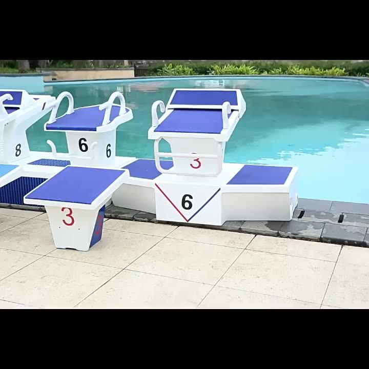 Portable Swimming Pool Start Platform Customizable Size For Sea Use For ...