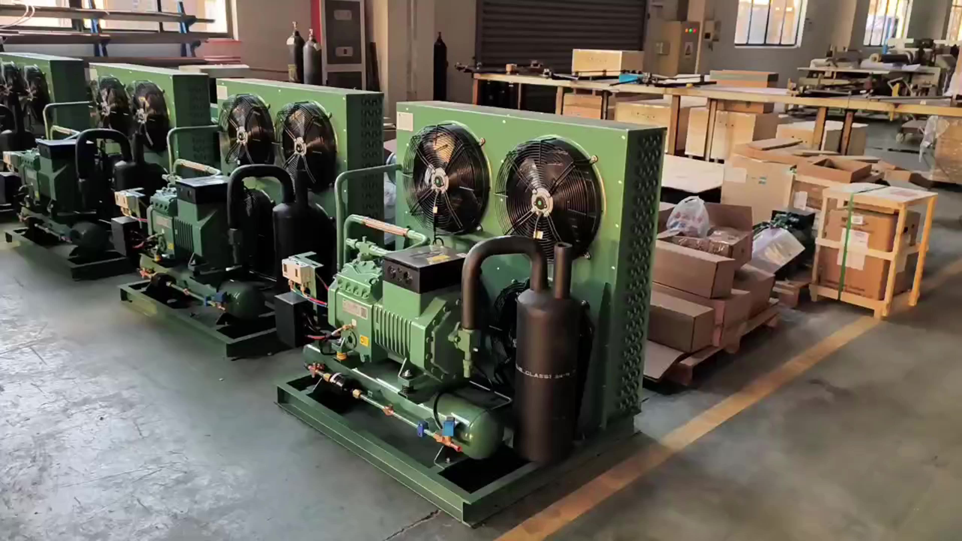 Emth 3phase 220v 60hz 10hp Condensing Unit With Bitzer Compressor For Cold Room Walk-in Freezer ...