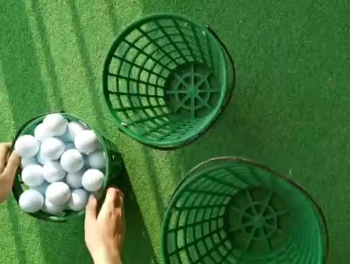 Golf Ball Metal Range Basket Golfball Container With Handle - Buy Metal ...