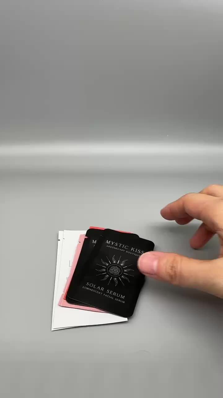 Custom Sample Sachets Lotion Cream 1ml 2ml 3ml 5ml 10ml Plastic Sample ...