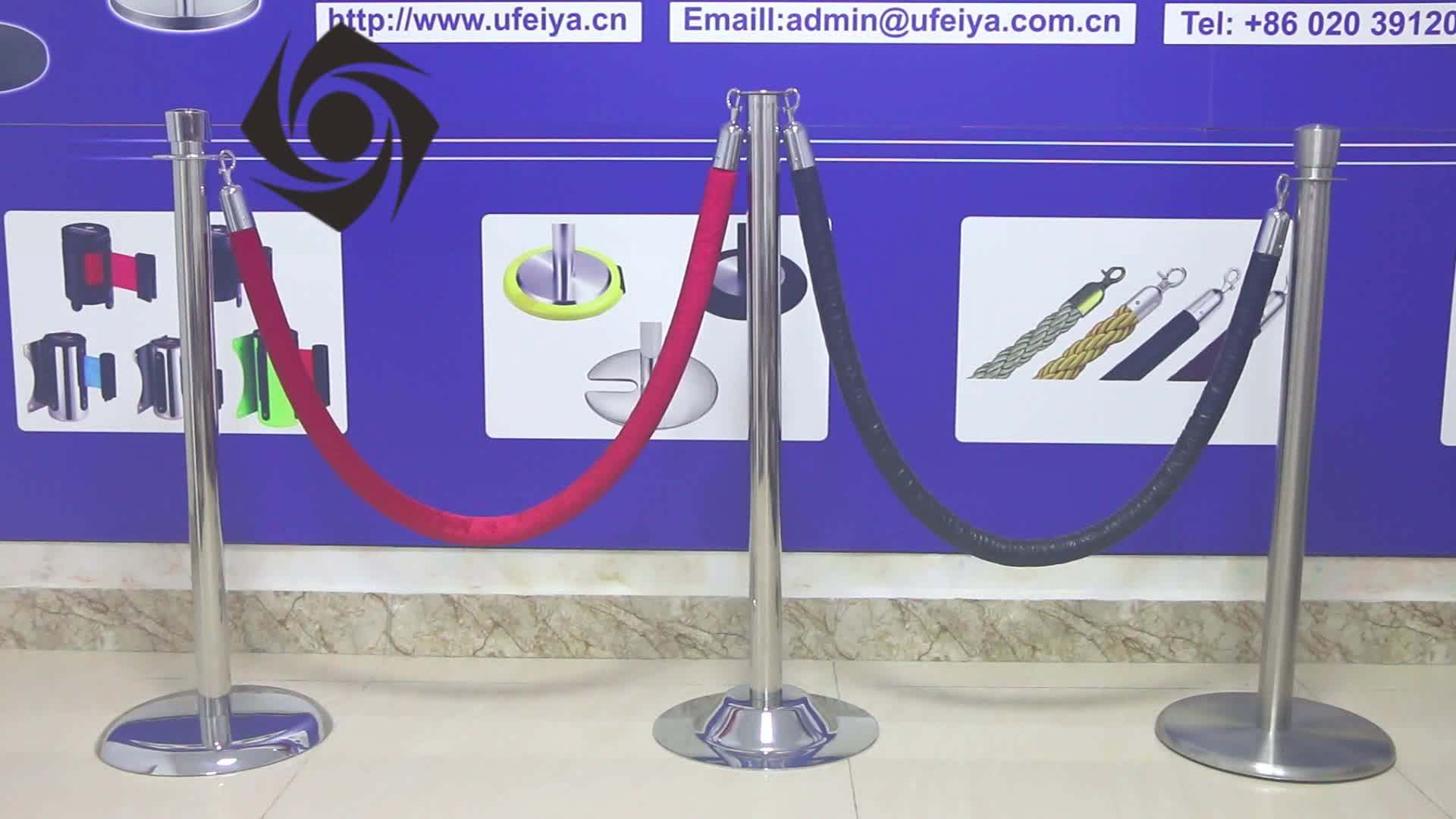 Wholesale Velvet Rope Steel Stanchion Museum Exhibition Queue Rope ...