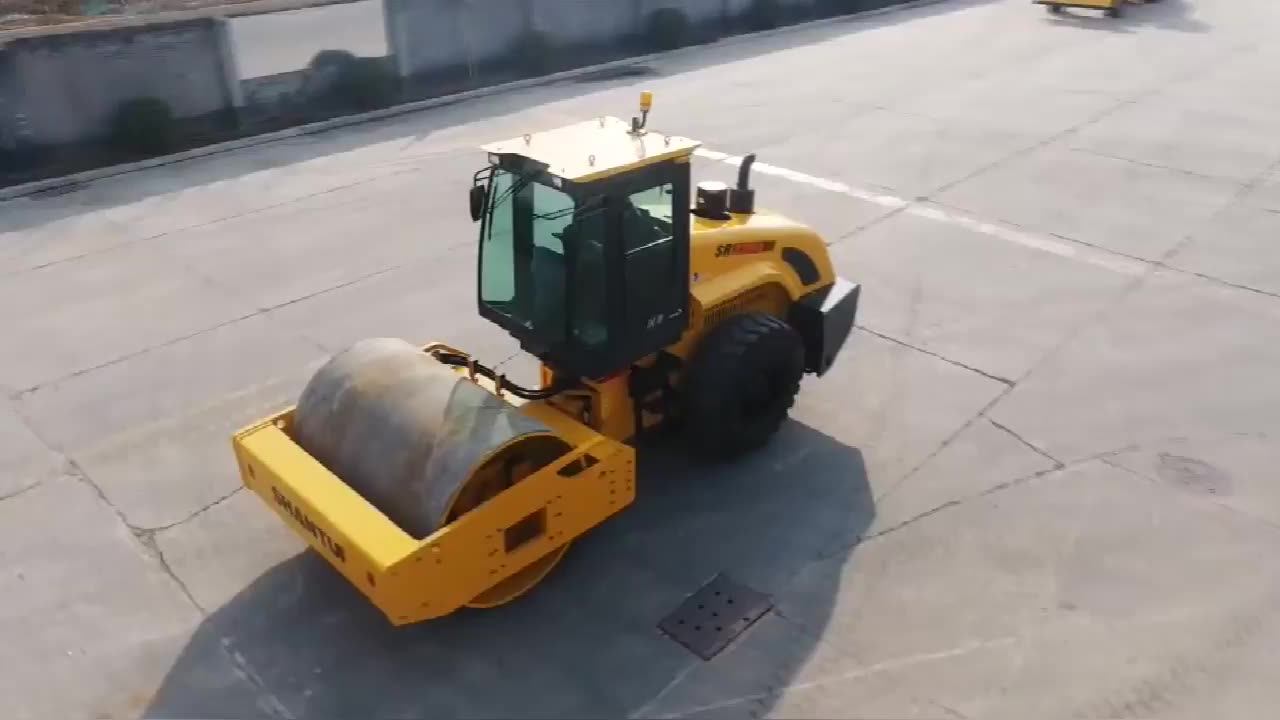 Shantui Official 10 Ton Road Roller Sr10 China Top Quality Steel Roller ...