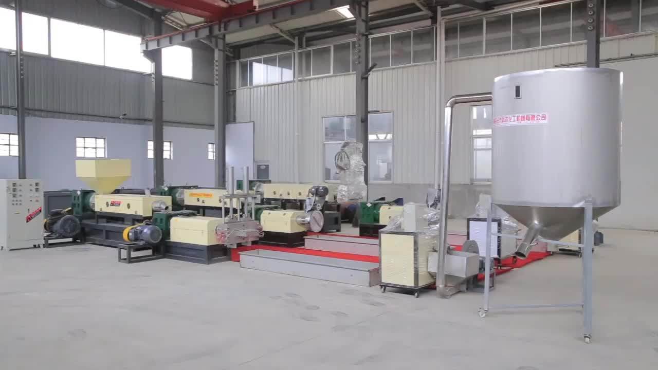 Plastic Compounding Pelletizing Machine/pp Non Woven Fabric Extruder ...