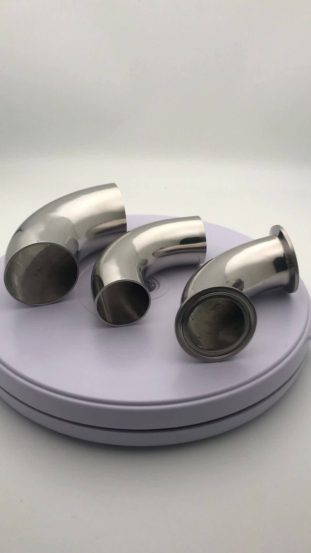 3a Sms Din Food Grade Stainless Steel Ss304 Ss316l 90 Degree Welded ...