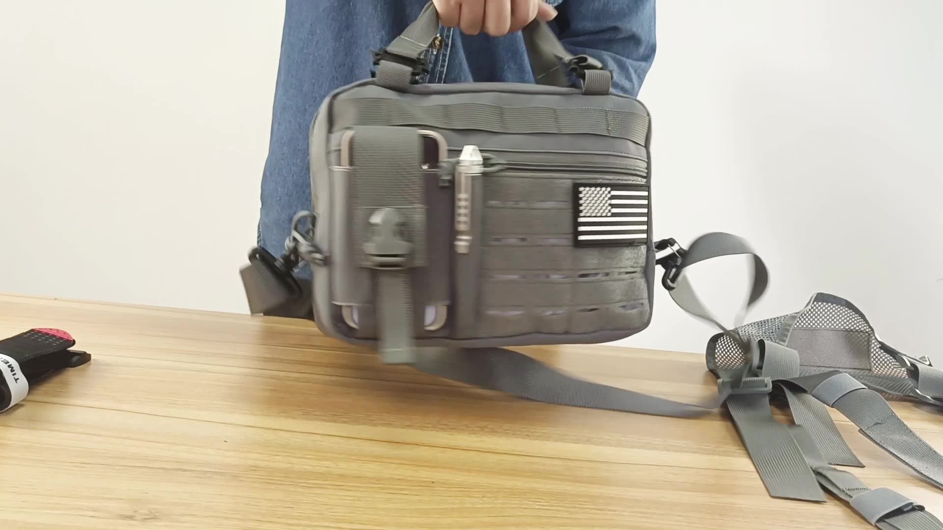 Wholesale Tactical Admin Pouch Bag Laser Cut Design Utility Pouches ...