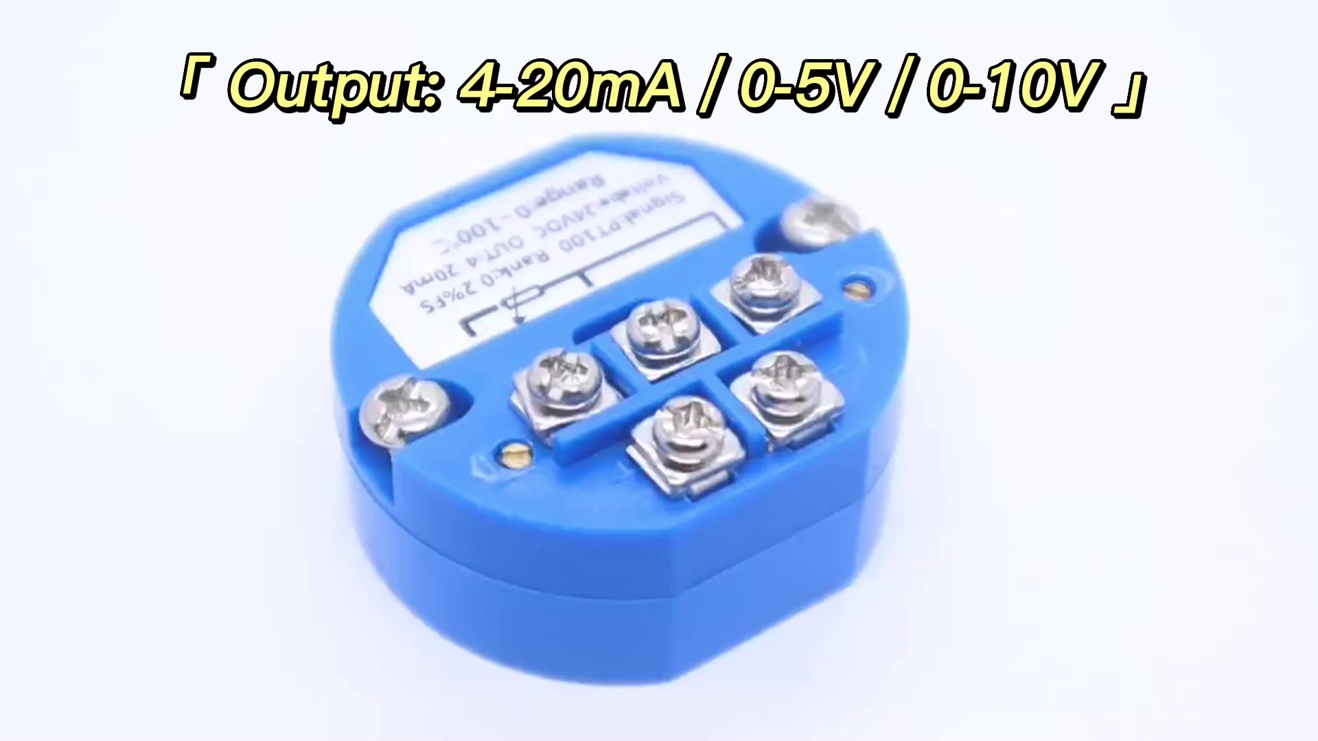 4-20ma Rtd Pt100 Thermal Resistance Temperature Transmitter Sensor ...