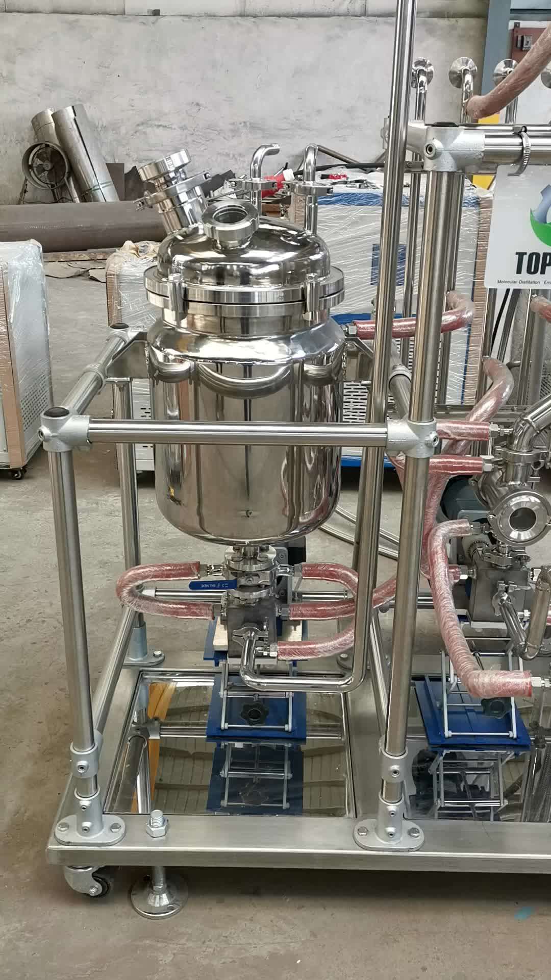 Rose Essential Oil Distillation Machine Steam Vacuum Molecular ...