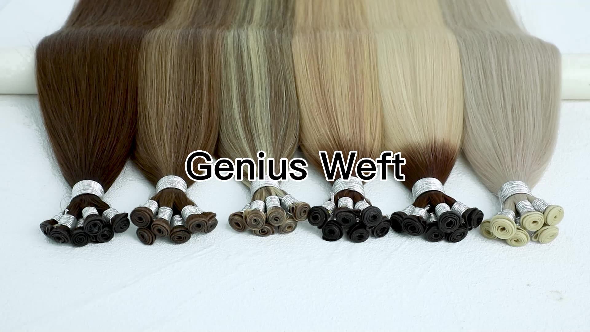 Leshine New Weft Popular Human Hair Extensions Seamless Remy Genius ...