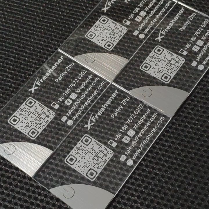 1 Nuevo Diseño De Lujo Led Acrílico Tarjeta De Visita Personalizada ...