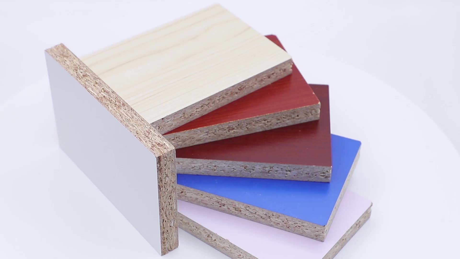 Cheapest From Factory E1 Grade Melamine Particle Board Mfc Board 18mm ...