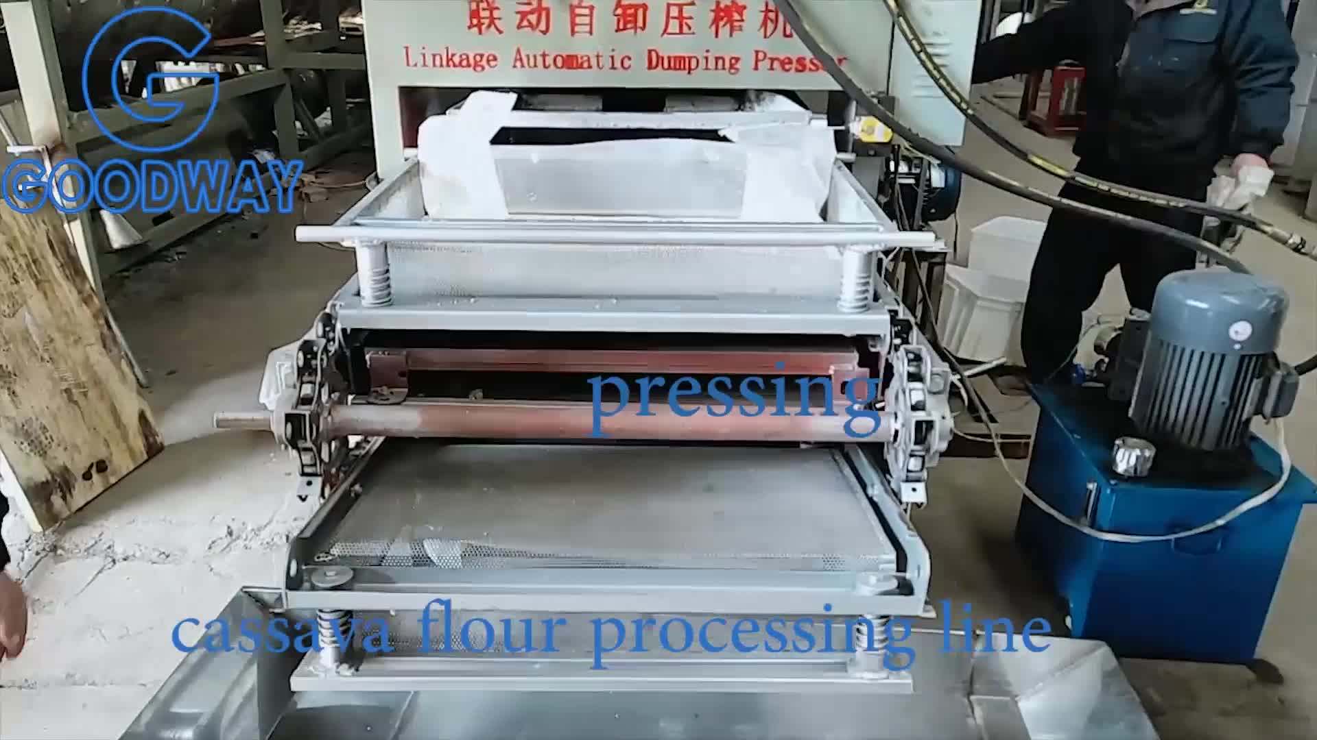 Cassava Hydraulic Press Garri Dewatering Machine Gari Hydraulic Press ...
