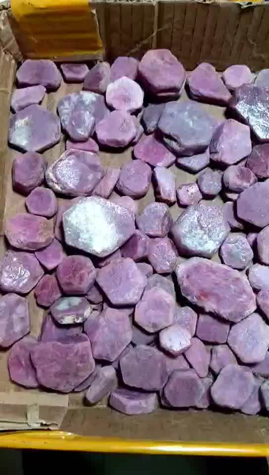 Wholesale Natural Rock Red Ruby Gemstone Rough Raw Uncut Rubies Crystal ...