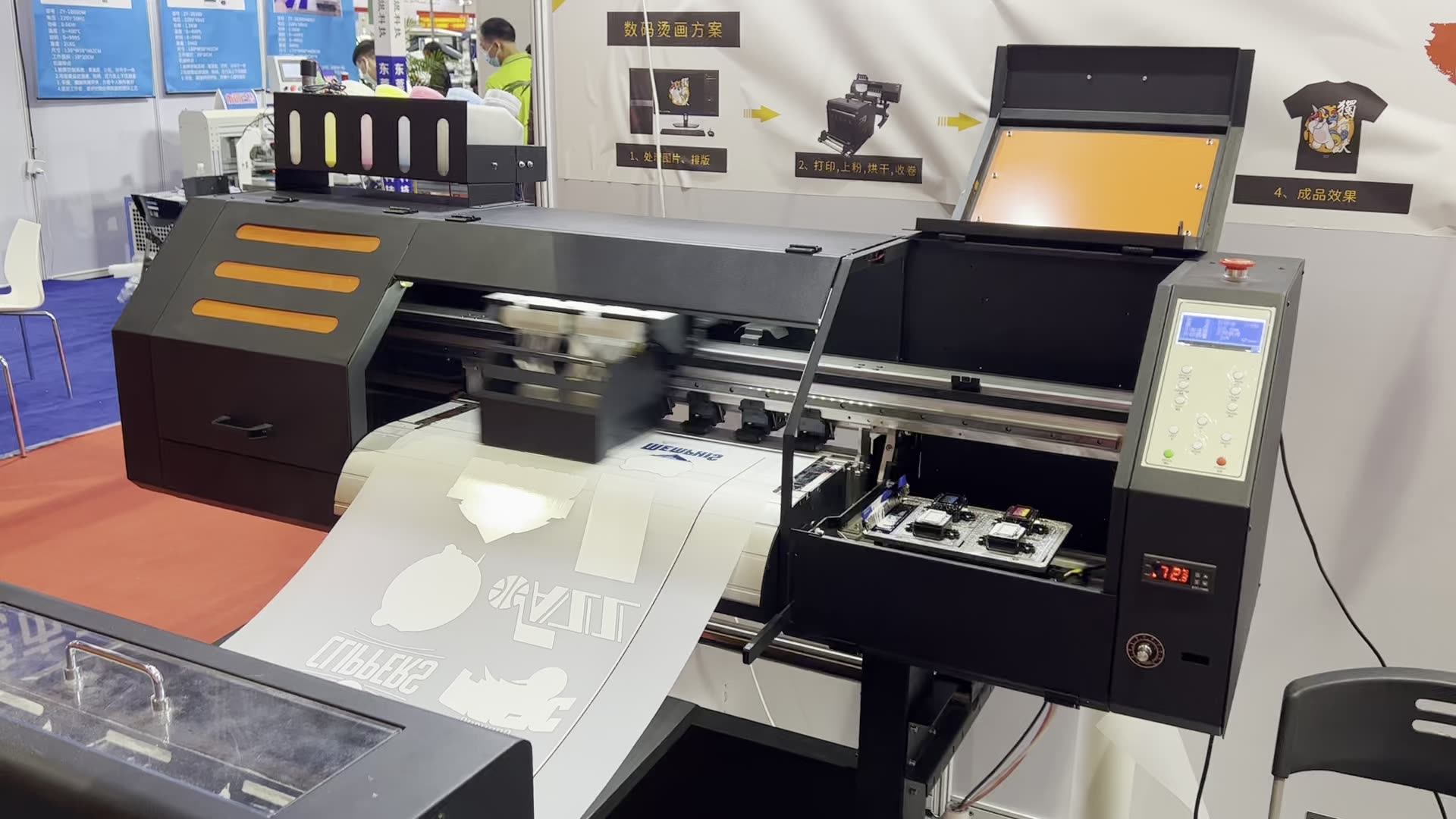 Dtf Printer 24inch With I3200 Printhead High Print Speed Pet Film ...