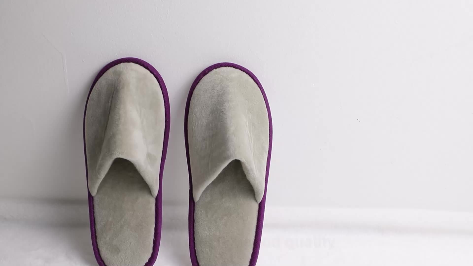 White Guest Eva Soles Hotel Spa Slippers Custom Logo Wholesale ...