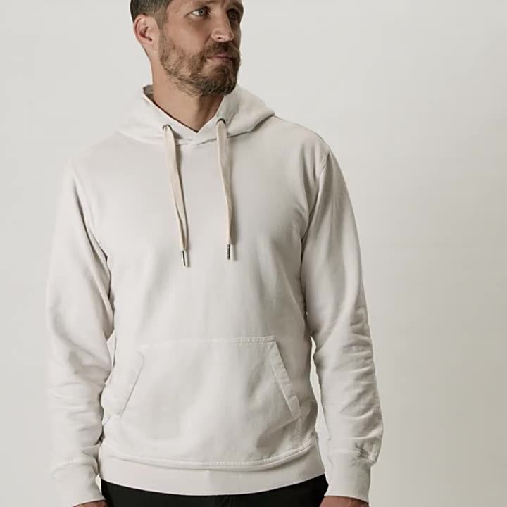 Bamboo Cotton Fleece Hoodie For Men Streetwear Pullover Gots Certified ...