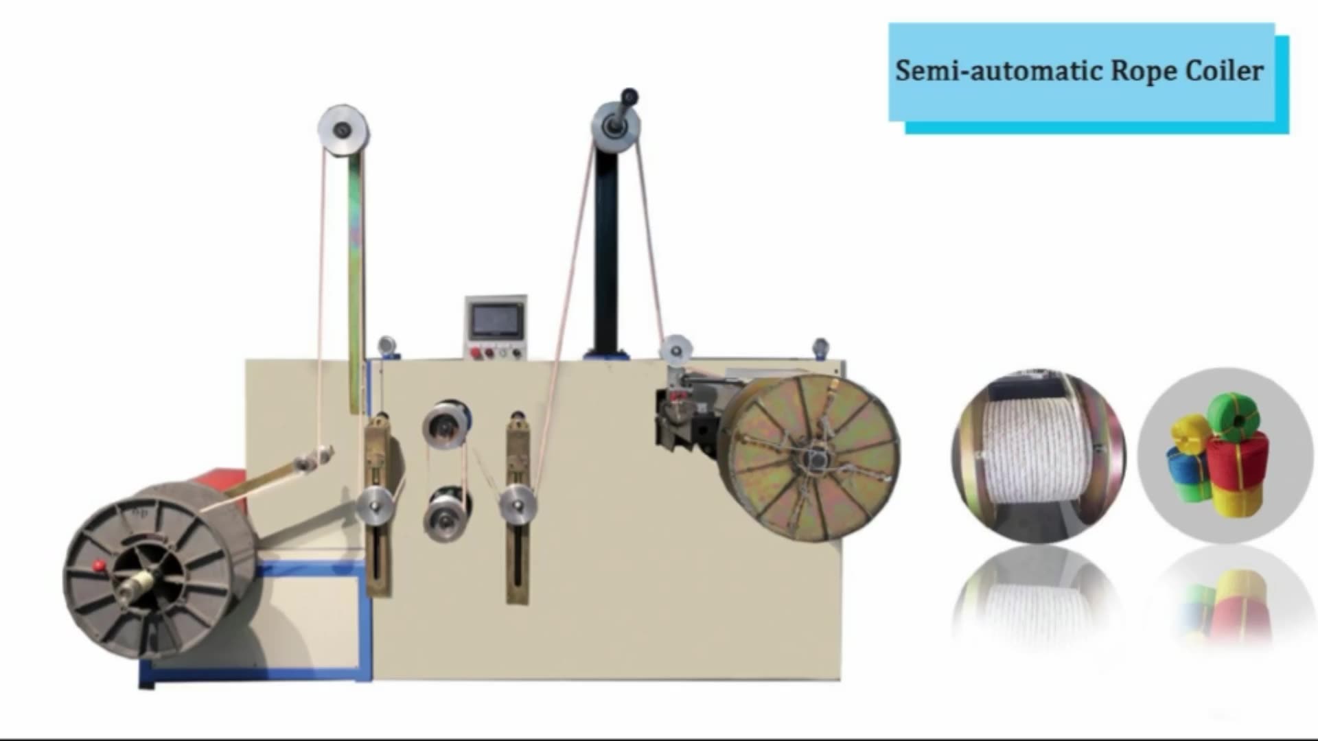 Automatic Wire Rope Coiler Coiling Machine For Winding On Bobbin - Buy ...