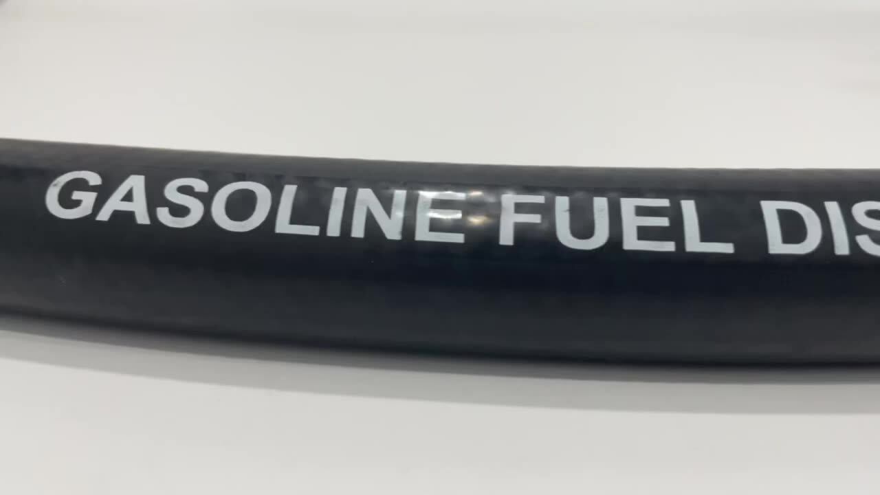 Flexible Gasoline Fuel Dispenser Hose For Service Stations Gasoline ...