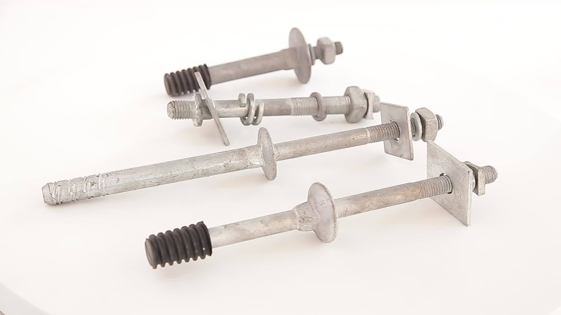 Oem Galvanized Steel Insulator Spindle Corssarm Pole Top Pin - Buy ...