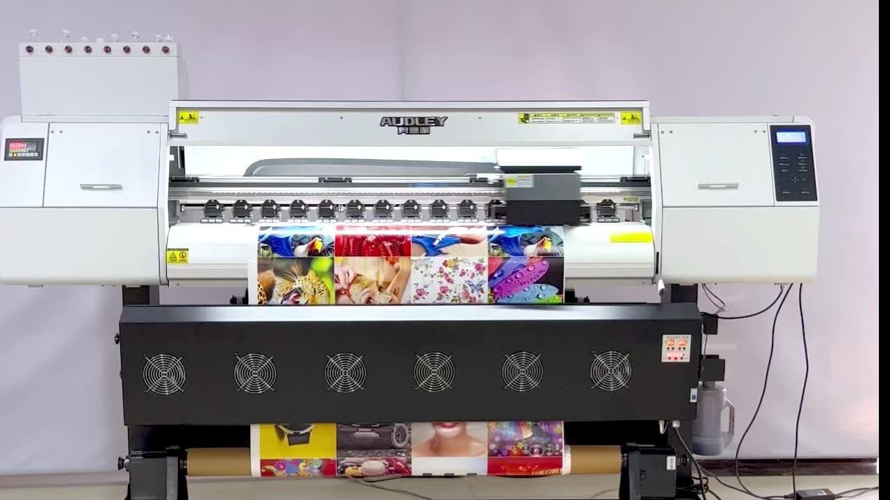 1.3m Eco Solvent Printer For Poster Canvas Vinyl Printing Inkjet ...