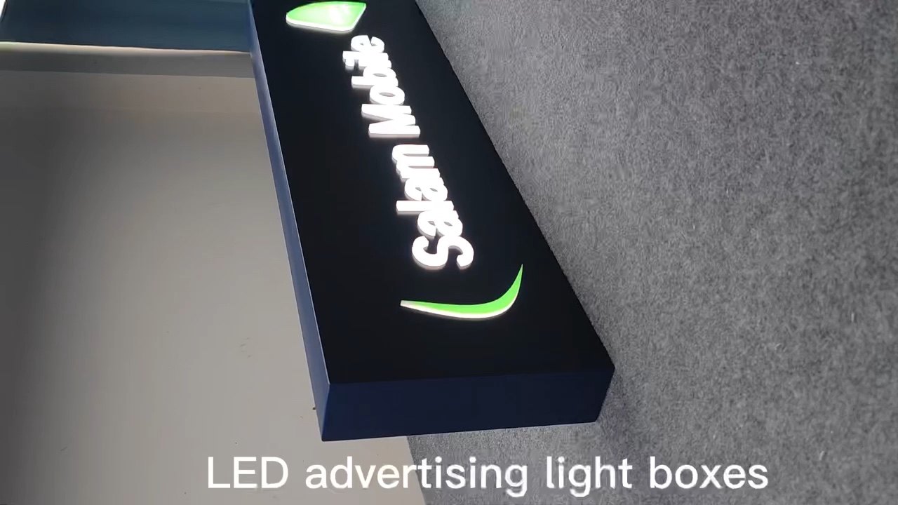 Hongsen Factory Customized Outdoor Oval Light Box Light Box 60cm Led ...