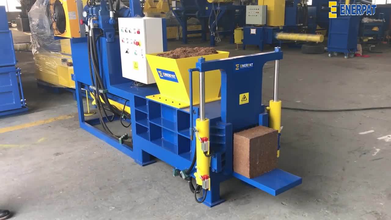 Hydraulic Briquetting Baler Machine Coir Fiber Block Making Machine ...