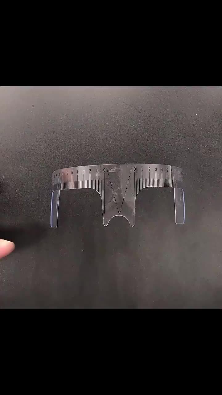 Eyebrow Shape Stencil Reusable Pmu Measuring Disposable Measurement ...