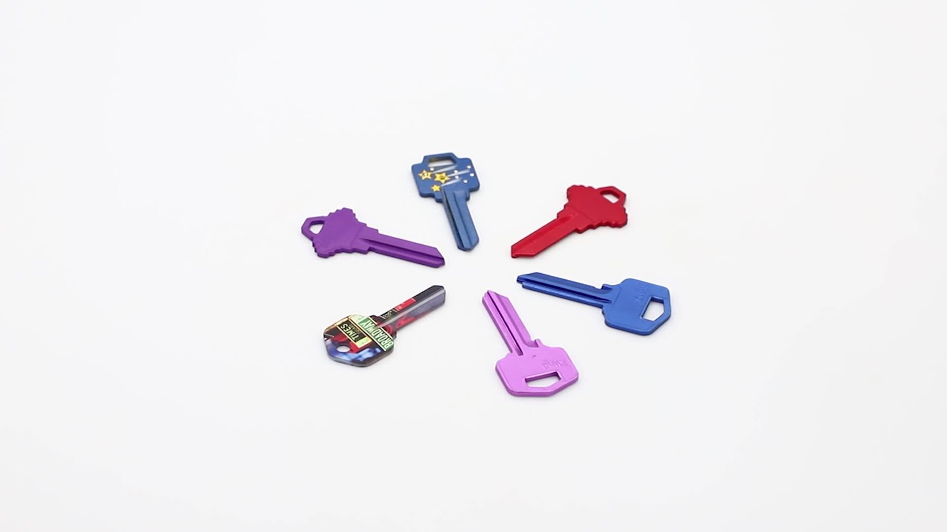 Custom Everise Color Key Blank Design Various Aluminium Alloy Colors ...