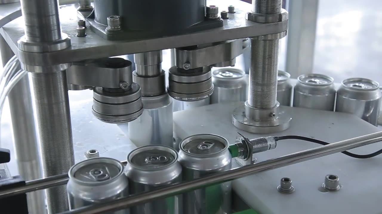 Professional Automatic Tin Can Filling Machine Beer Canning Machine In ...