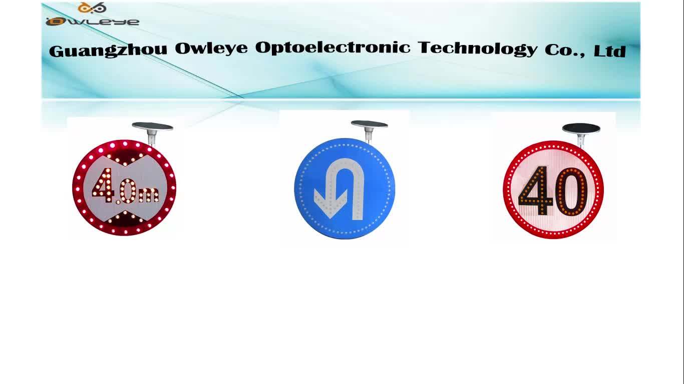 Solar Traffic Sign Of Slow With Arabic Language For Saudi Arabic Market ...