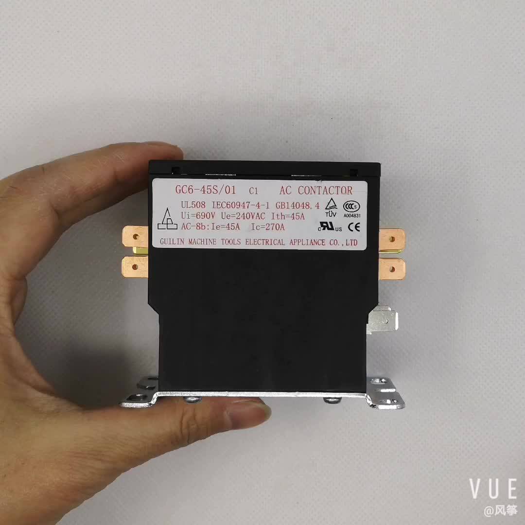 Contactor Magnético De Alta Calidad,1 Polo,1 Fase,24v,45a,Hvac,Ca,Gc6 ...