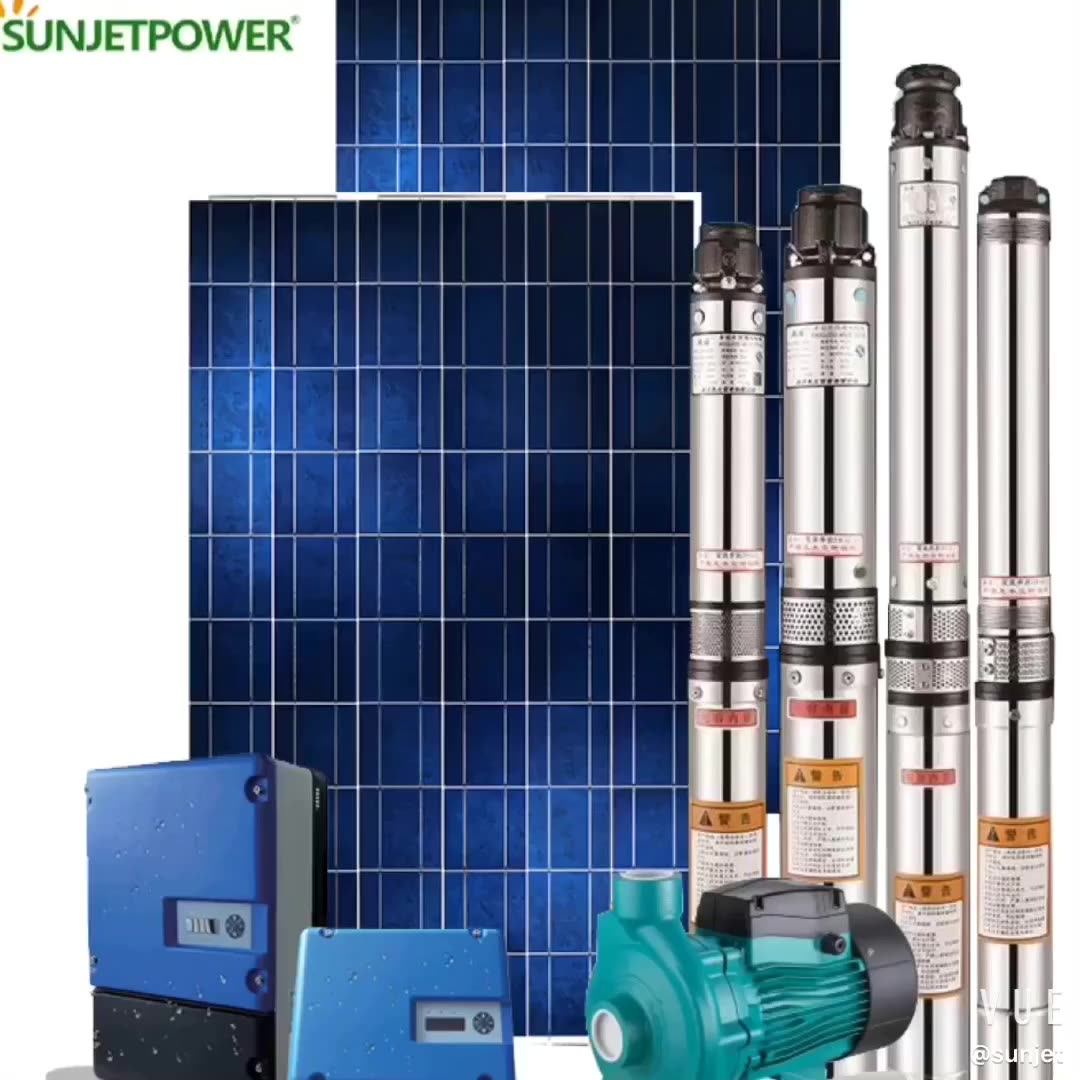 High Power 750w Solar Water Pump High Efficiency Outdoor Good Price Dc ...