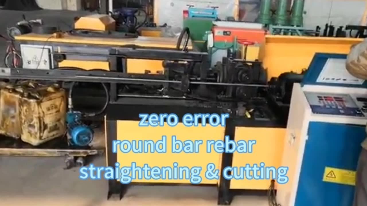 Zero Error Steel Wire Straightening And Cutting Machine Cnc Automatic ...