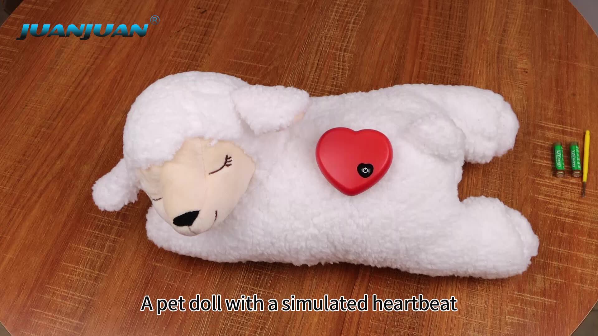 Wholesale Heart Shape Heartbeat Vibrator Plush Toy Heart Movement ...