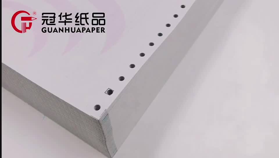 Blank Printed 2 Ply Carbonless Computer Continuous Paper 9.5x11 - Buy ...