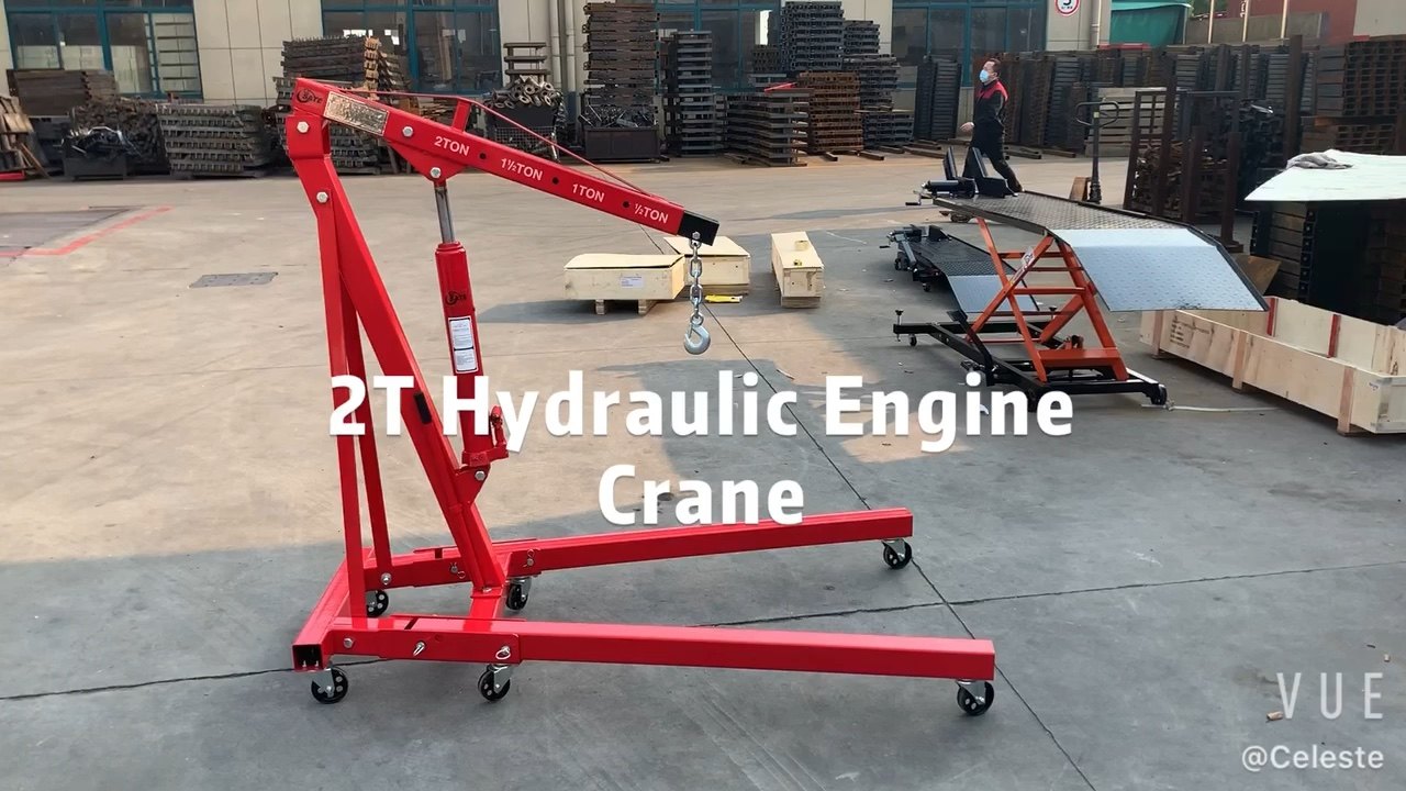 Foldable Professional 2 Ton Engine Crane With Quantity Discount - Buy ...