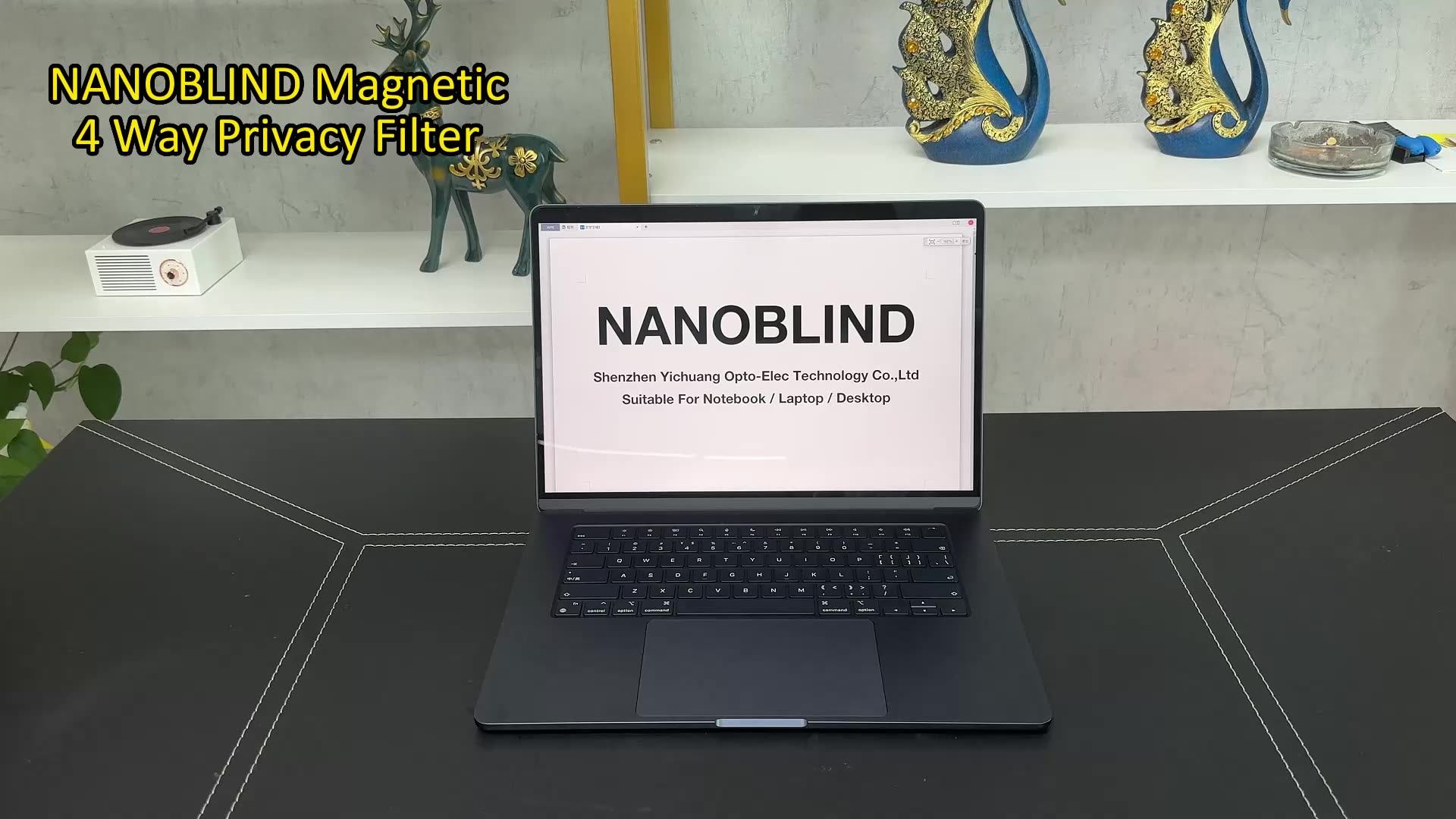 Surface Laptop 15inch Anti-peeking Filter 4 Sides Notebook Privacy ...