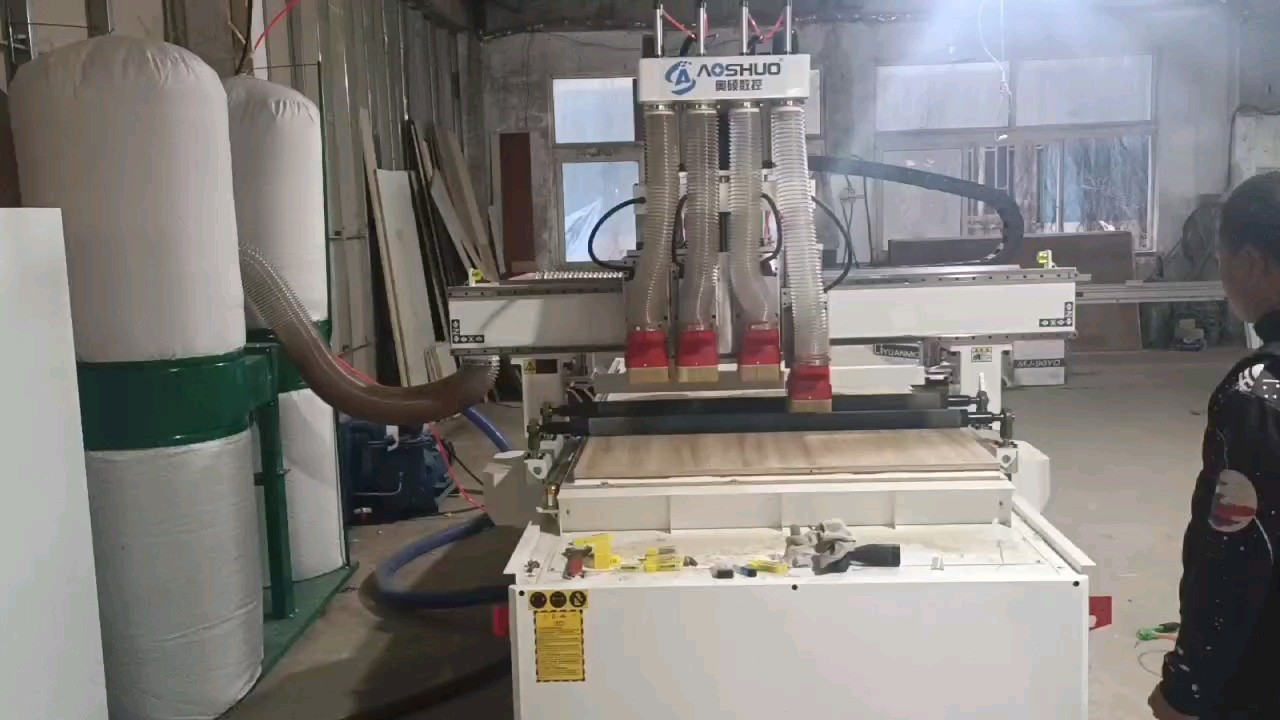 2030 Mtc Cnc Router Four Spindles Hydraulic Tool Change Engraving ...