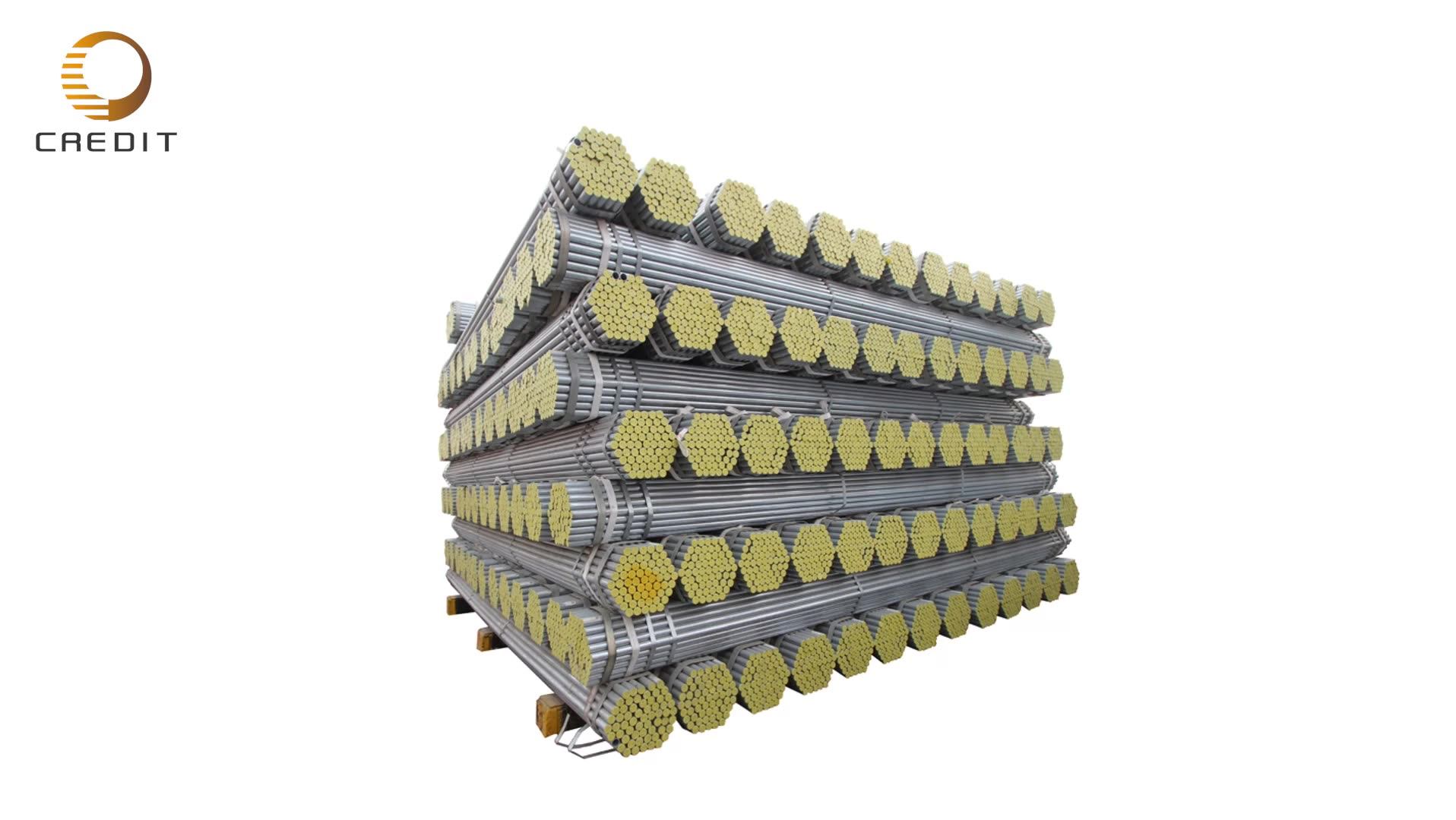 Bs 1139 Standard Pre Galvanized Scaffolding Tube For Scaffolding System ...