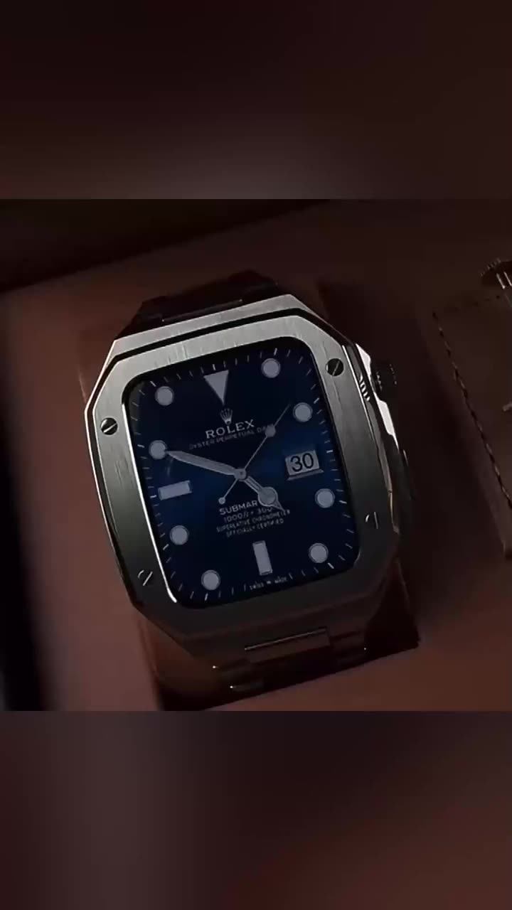 Luxury Custom Silicone Modification Watch Band For Apple Watch Series7 ...