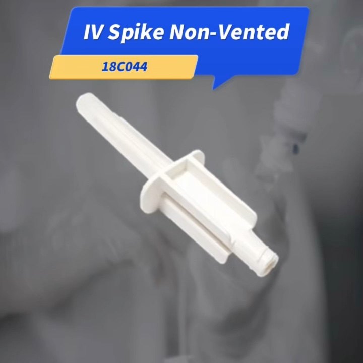 18c044 Iv Infusion Spike With Luer Lock Non-vented Spike For Infusion ...