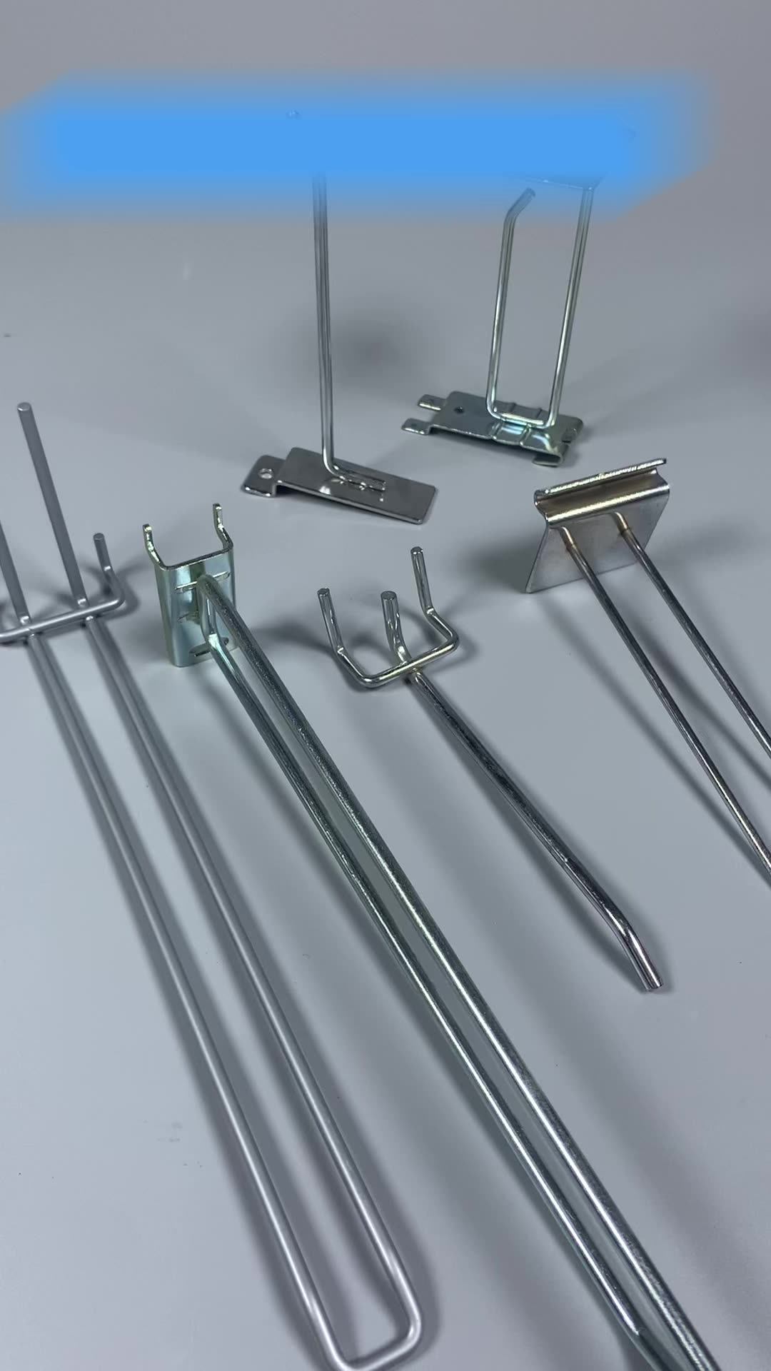 Retail Fixtures Heavy Duty Slat Wall Hook Two Prong Notch Hook Display ...