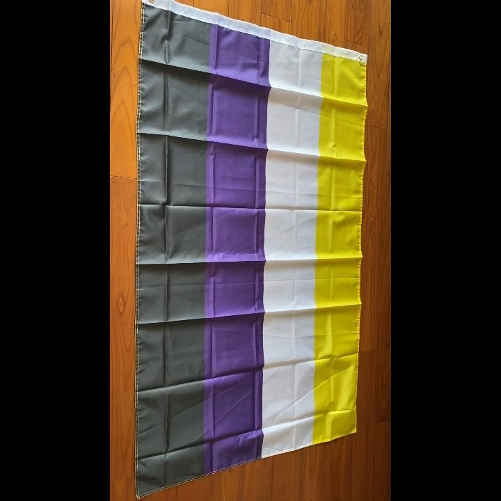 3x5 Foot Non-binary Pride Flag Non-binary 3x5 Foot Lgbtq Non Binary ...