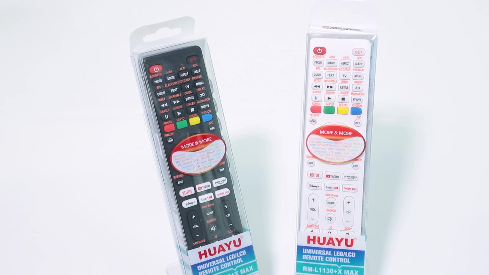 Huayu Rm-l1130+x Max Universal Led Tv Remote Control All Brand In One Remote Tv Remote With ...