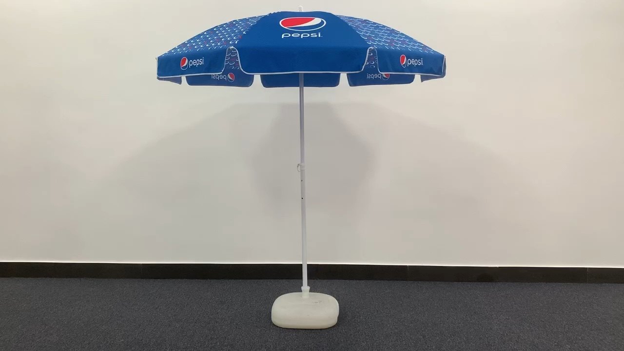 Outdoor Rpet Umbrella Uv Parasol Customized Branded Parasol Beach ...