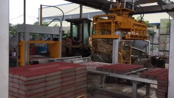 Concrete Block Cubing Stacker/brick Cubing Manipulator/block Stacking ...