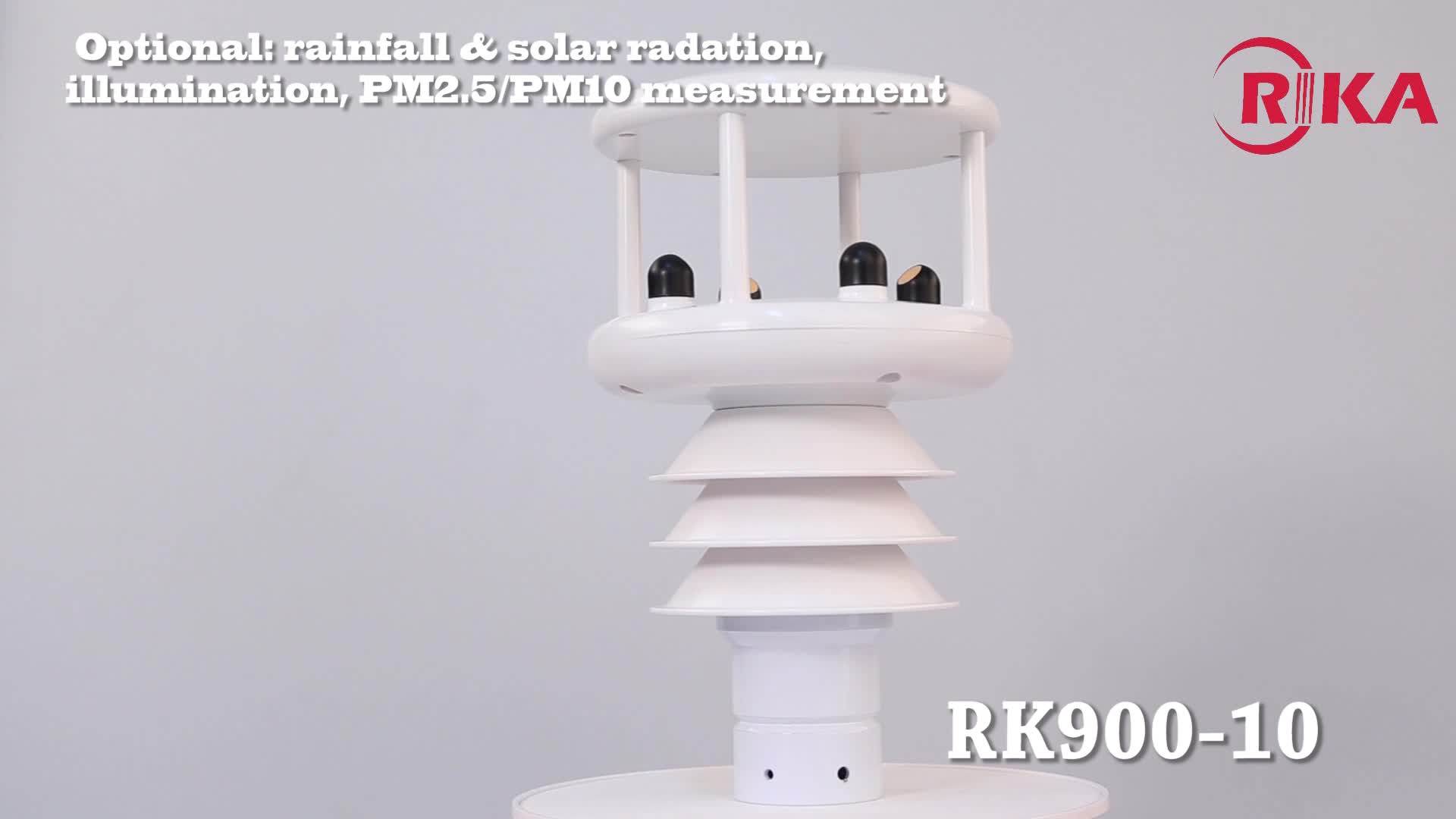 Rika Rk900-10 Wireless Zigbee Ultrasonic Weather Station Wifi/ Gprs ...