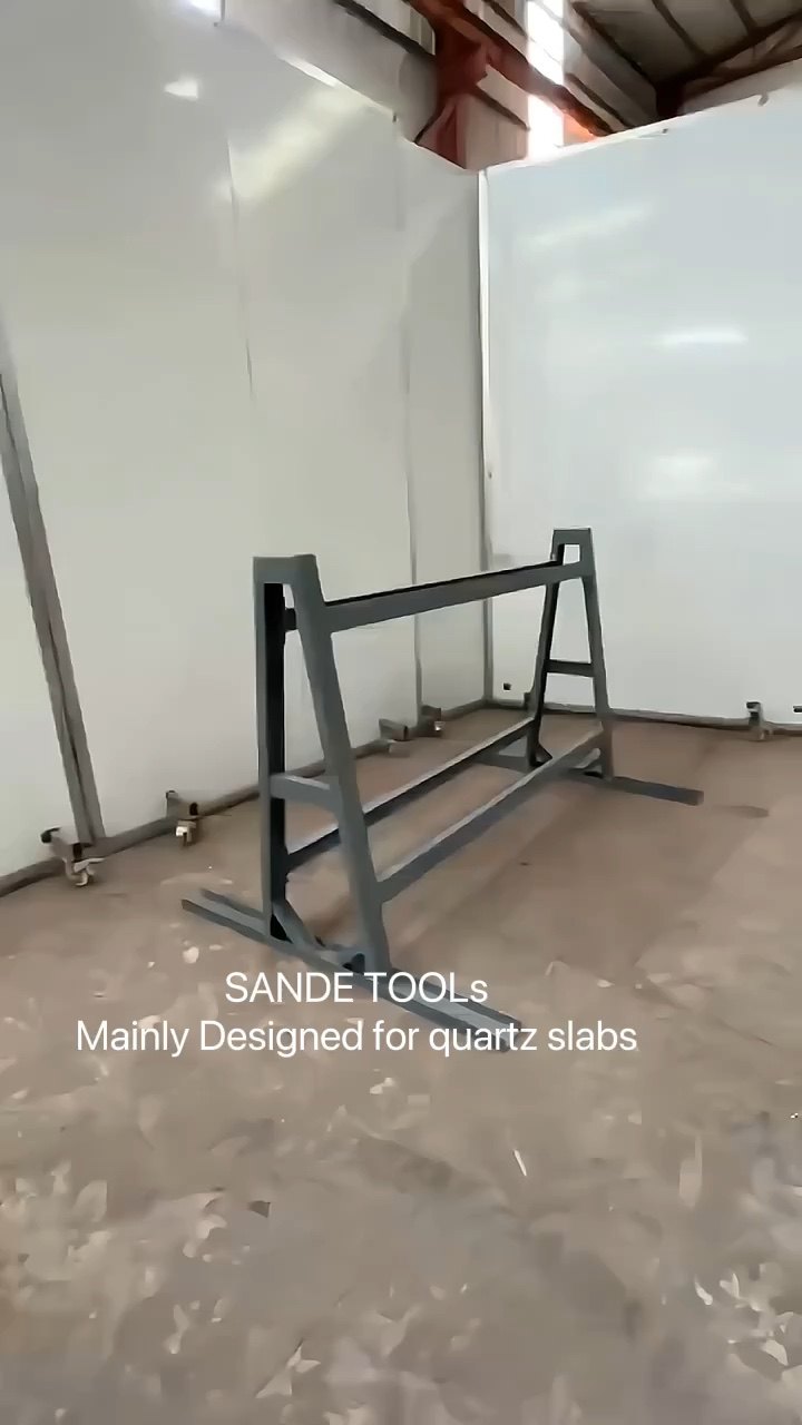 Sande Sale Factory Showroom Granite Steel Display Racks Stone Slab A ...