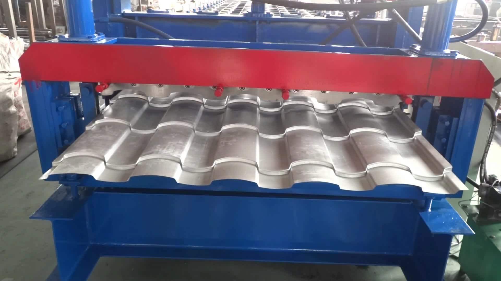 Zinc Roofing Sheet Tile Making Profile Glazed Roof Wall Panel Roll ...